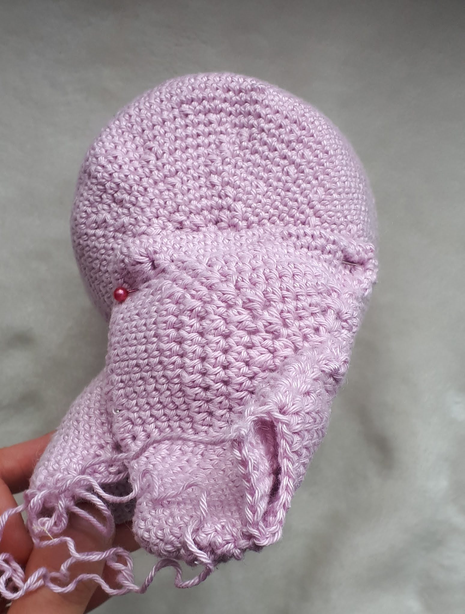 Adventures into Anatomical Crochet: Anatomical lungs