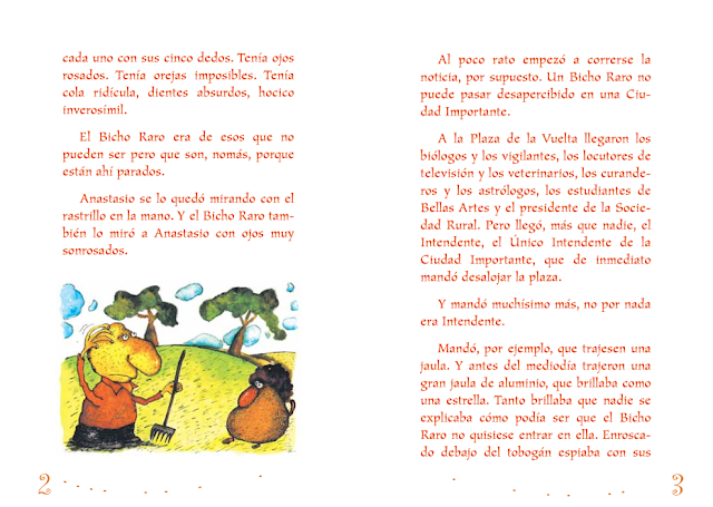 Biblioteca "Caloi" - Esc. 3 D.E. 4º: "Bicho raro" de Graciela Montes