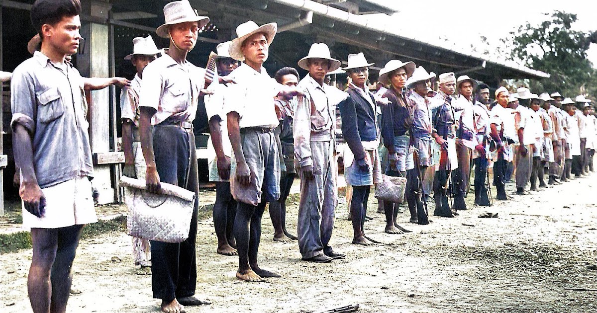 The Daring Guerrilla Raid on a Jap Sentry Outpost at Calicanto ...