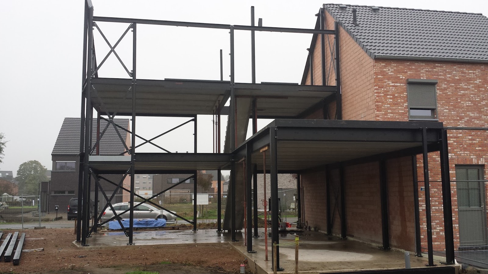 Ons bouwproject: Staalconstructie & Gewelven