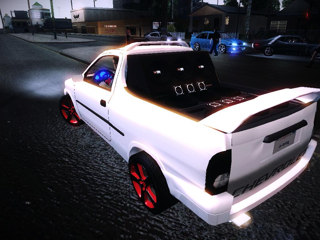 Zx tuning FT Doggy Ztyle: chevrolet corsa pick-up tuned z&x edition