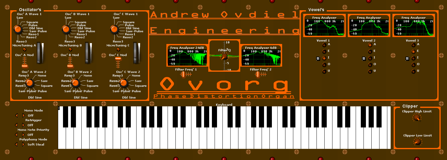 Andrew Ovdiel Sound Engineering and Sound Design: oVOrg VSTi (SoftSynth ...