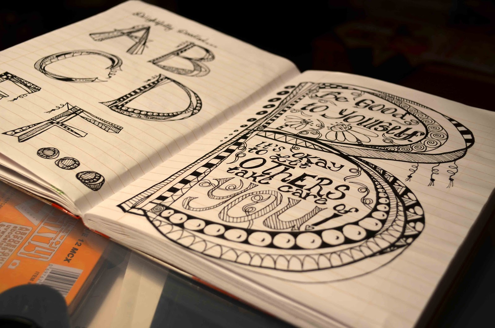 LINDA KITTMER'S FIBRE ART, PHOTOGRAPHY & JOURNALLING: Doodle Letters