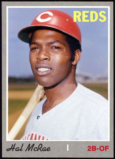 WHEN TOPPS HAD (BASE)BALLS!: DEDICATED ROOKIE- 1970 HAL McRAE