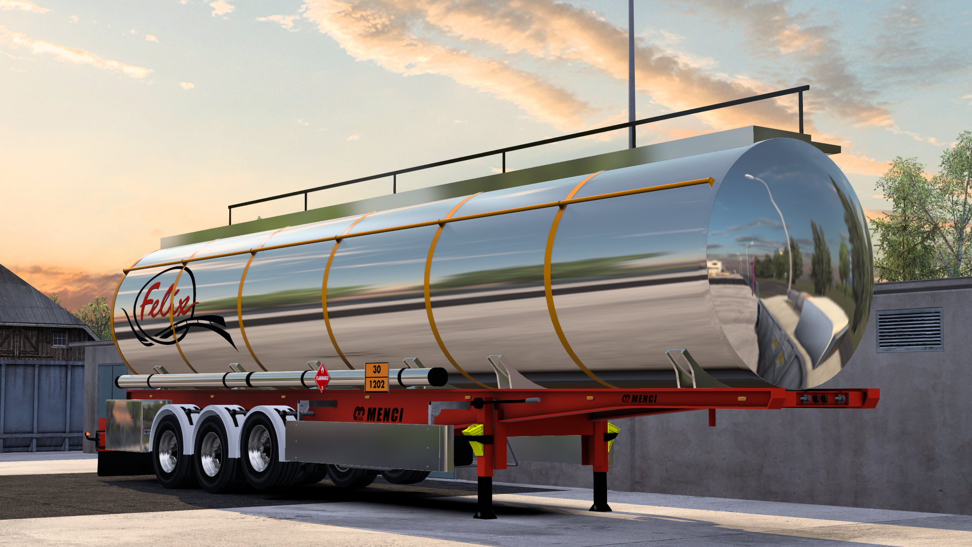 Cistern Menci Ownable Tanker Trailer - Euro Truck Simulator 2 Mod World