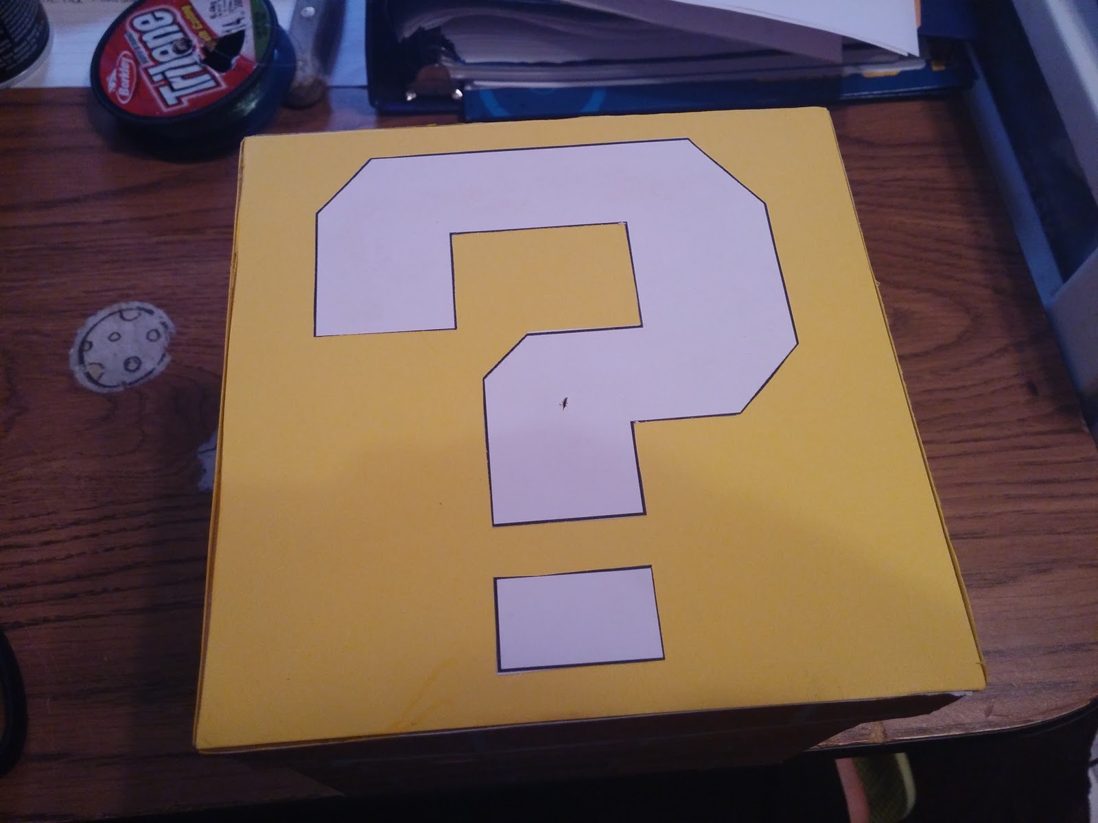 Samantha's Crafts & Ideas Blog: Super Mario Gift Box: Question Mark Block