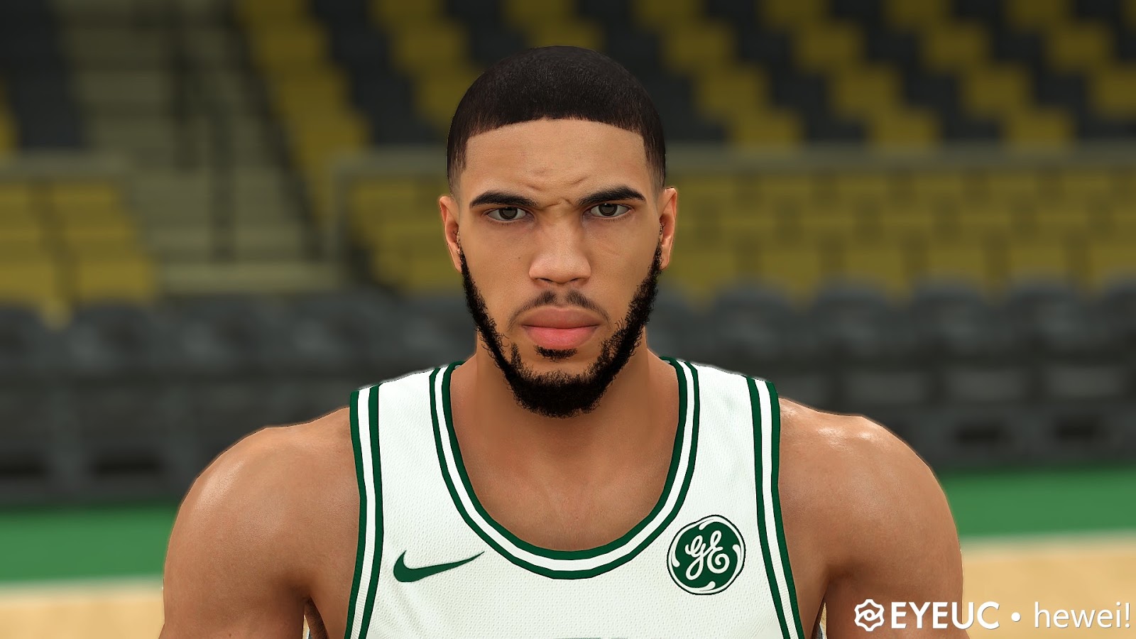 Jayson Tatum Cyberface and Body Model By Hewei [FOR 2K21]