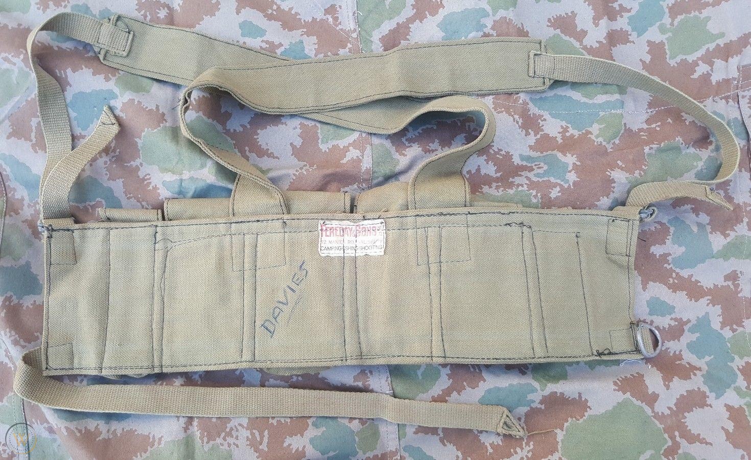 Webbingbabel: Rhodesian Army Chest Rig Fereday and Sons