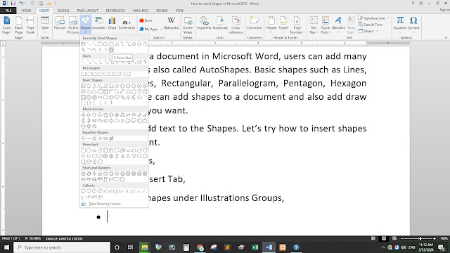 How To Insert Shapes In Ms Word 2013 how-to-insert-shapes-in-ms-word-2013
