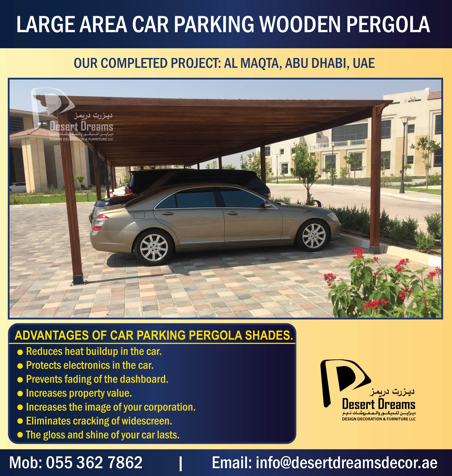 Car Parking Wooden Pergola Manufacturer in Uae.: CAR PARKING PERGOLA ...