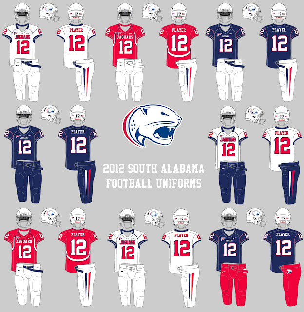 South Alabama Uniform Tracker: 2012 South Alabama Uniforms
