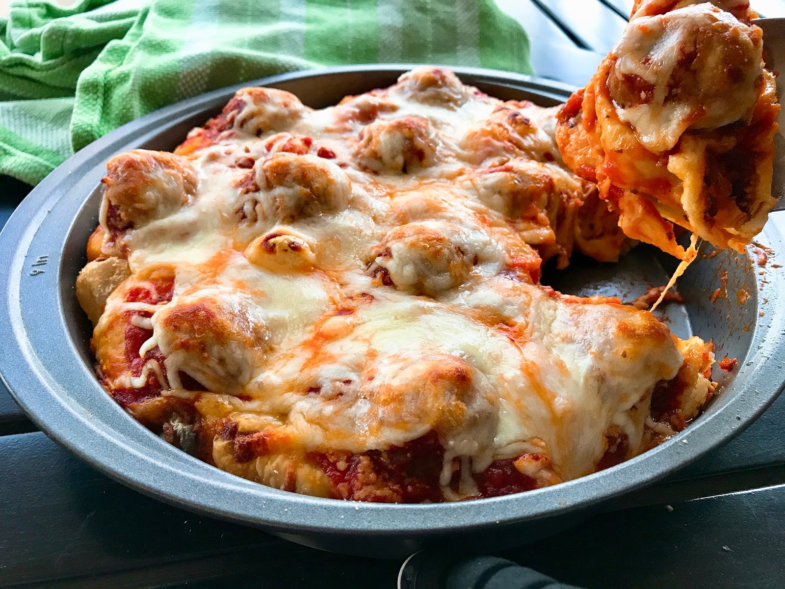 Open Faced Meatball Subs