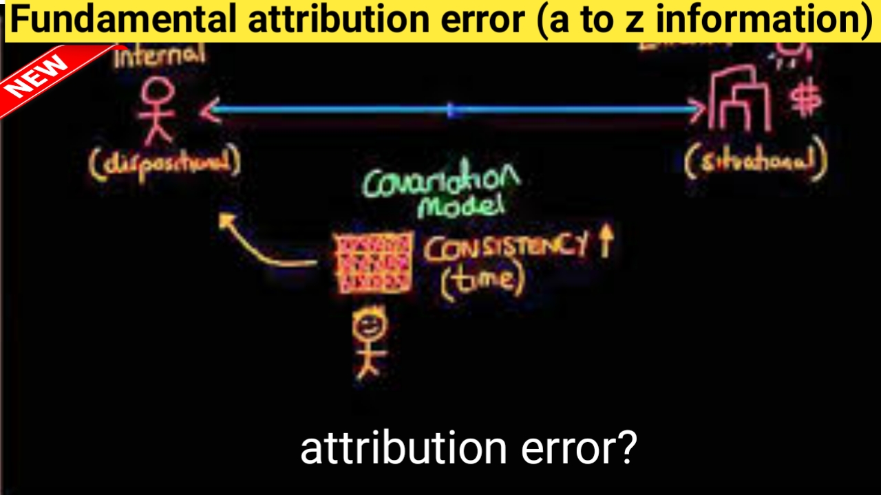 attribution error-What is an example of attribution error? - Tech2wire