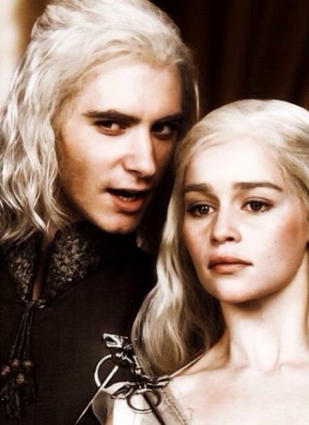 Game of Thrones: Viserys Targaryen and Daenerys Targaryen