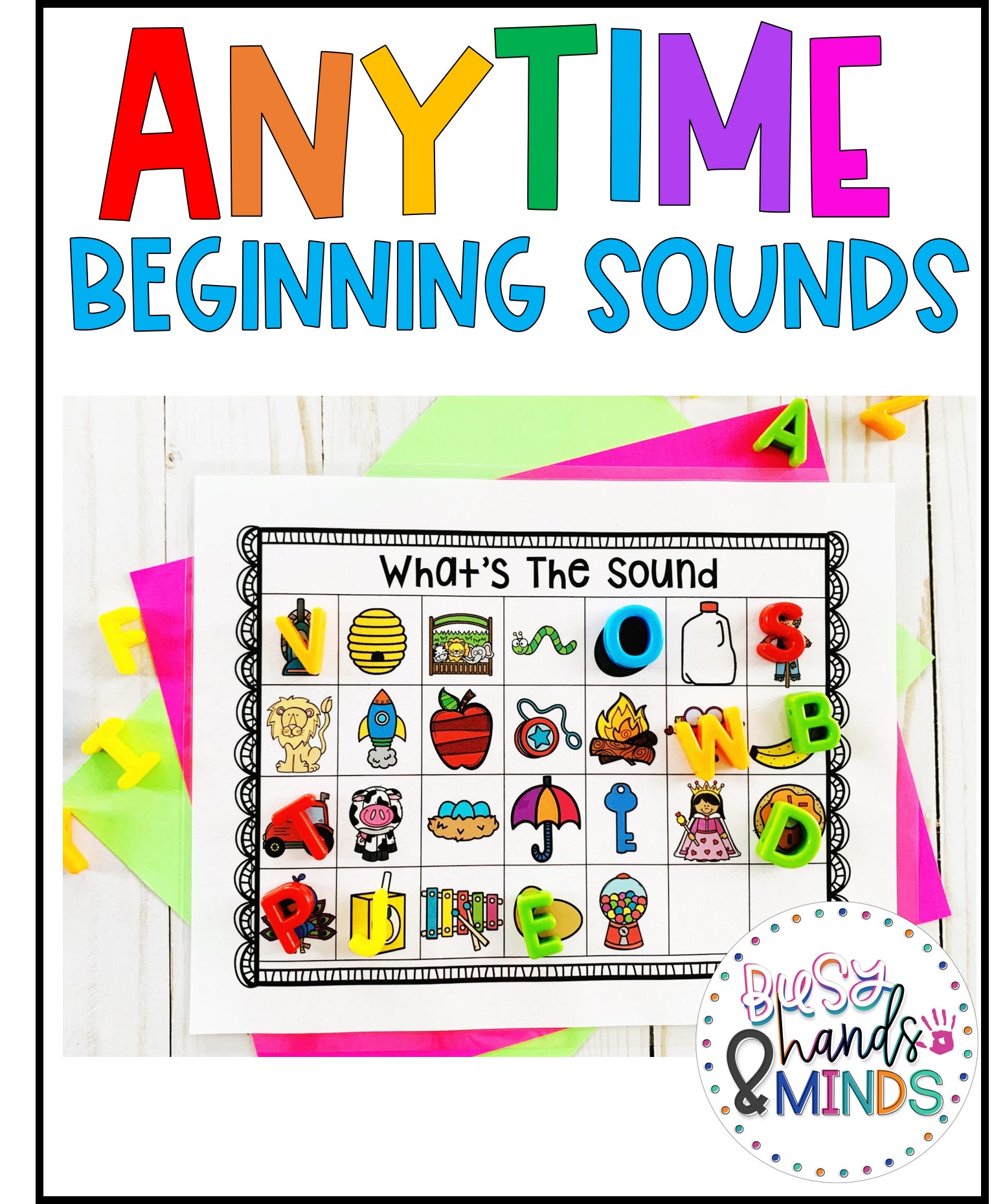 Beginning Sounds Centers and Activities for Preschool, Prek, and ...