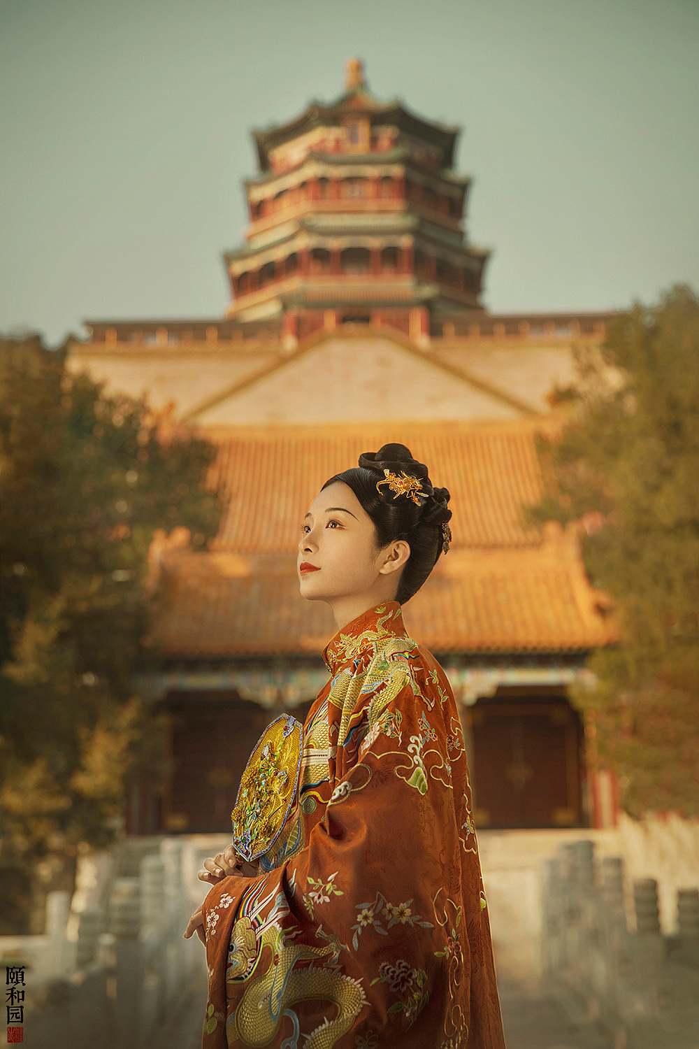 Ming Dynasty Lady, Summer Palace Beijing 明朝女. 颐和园