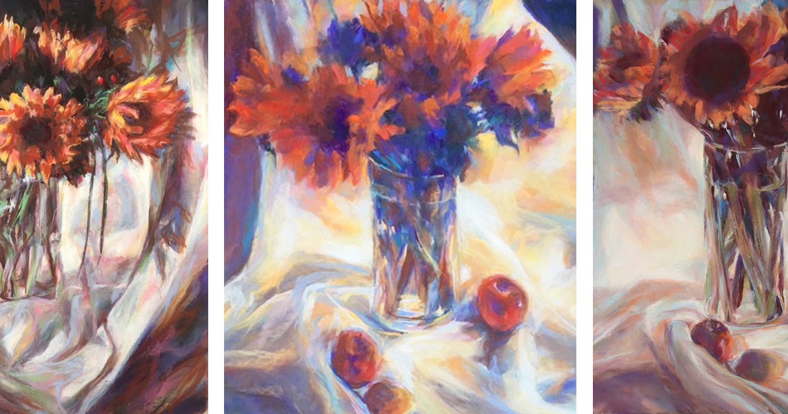 3 PASTELS IN NEW MEXICO ART LEAGUE'S EXHIBIT - Susan Roden