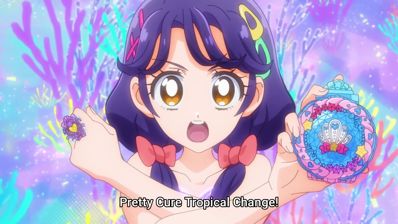 Anime Feet: Tropical-Rouge! PreCure: Sango Suzumura's Transformation