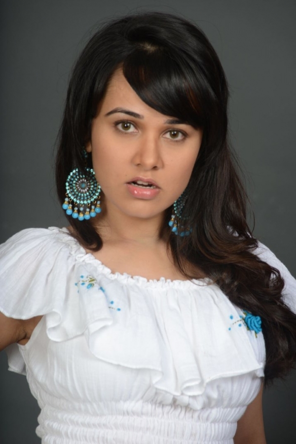 Nisha Kothari looks pretty in white long dress