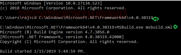 Windows Exploitation Msbuild