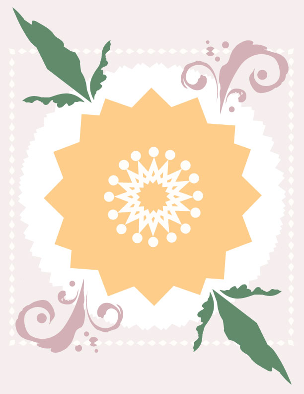 Michelle's Art: Symmetrical Patterns: Simple shapes