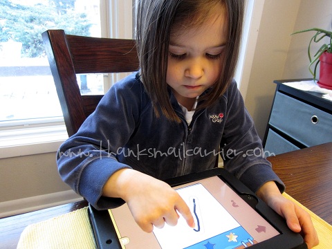 Thanks, Mail Carrier | iTrace App for the iPad Teaches Handwriting to ...