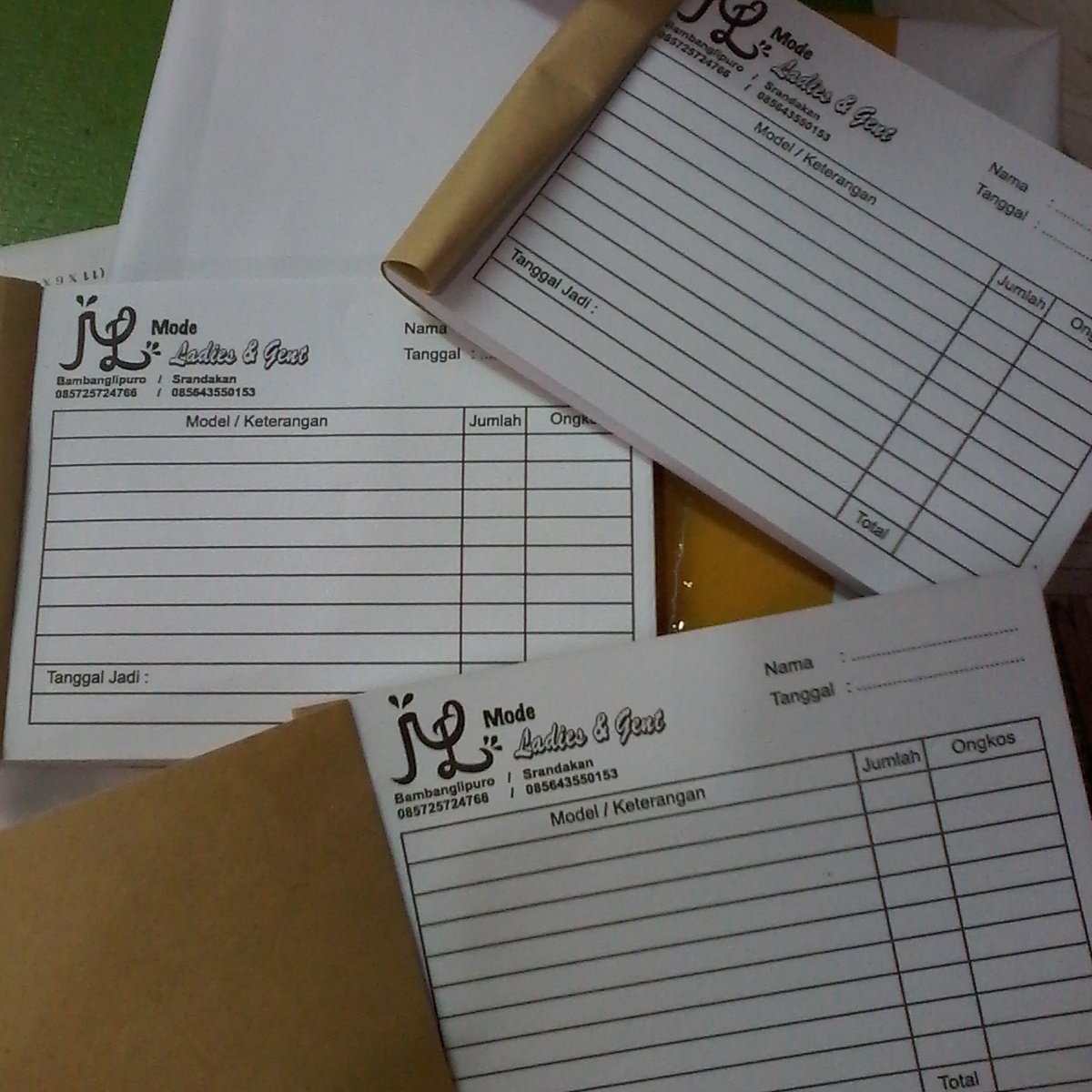 Cetak Nota Murah di Klego ~ Cetak Nota Murah