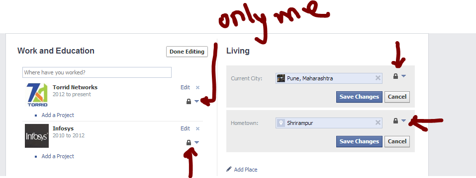 Facebook, Only Me... really??