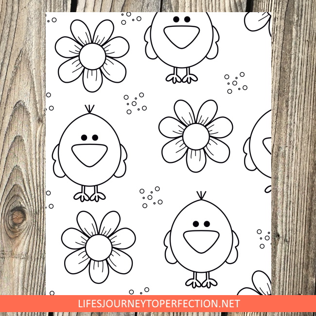 Life's Journey To Perfection: SUPER CUTE EASTER/SPRING COLORING PAGES ...