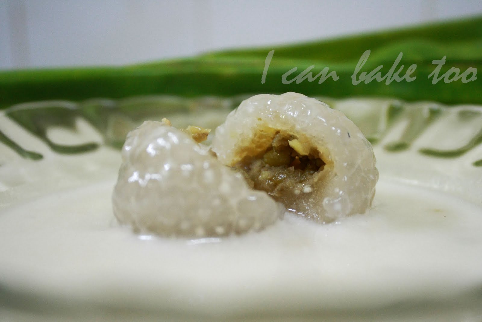 I Can Bake Too Asam Gumpal Sago Balls In Sweetened Coconut Milk