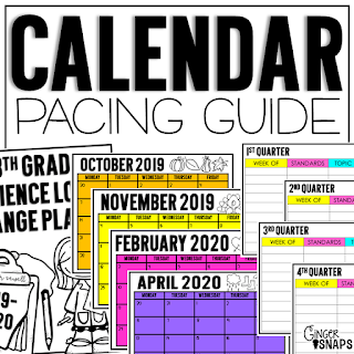 Ginger Snaps: Pace Out Your Year Like a Boss {Free Pacing Guide ...