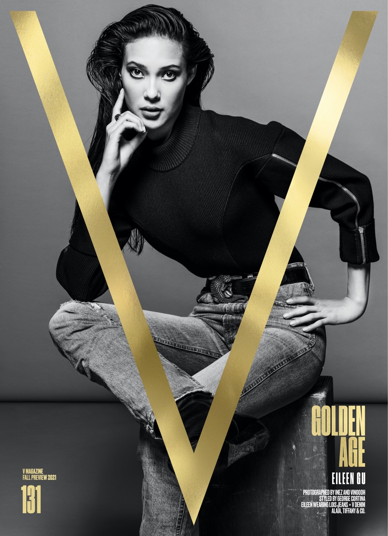 Top models turn up the heat in denim for V Magazine