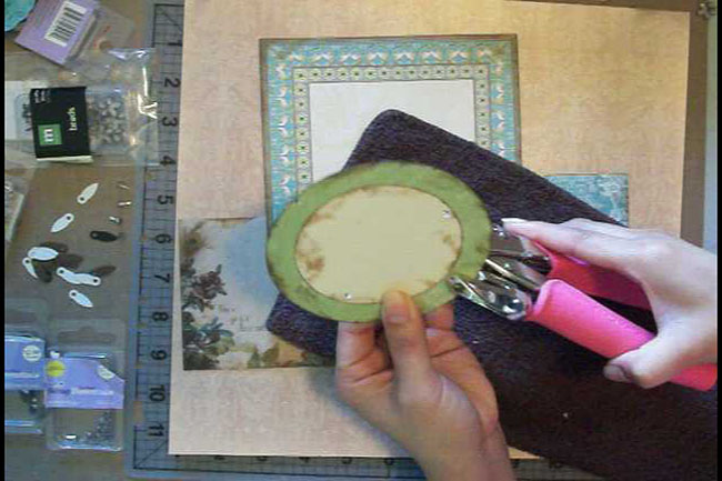 Using Metal Embellishments to Create a Journaling Block on Your ...