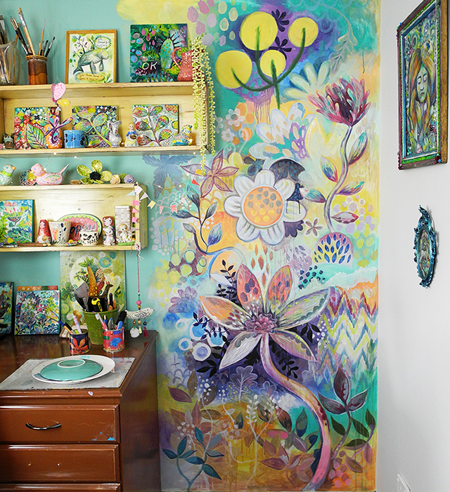 Jules Madden: Studio Wall Mural