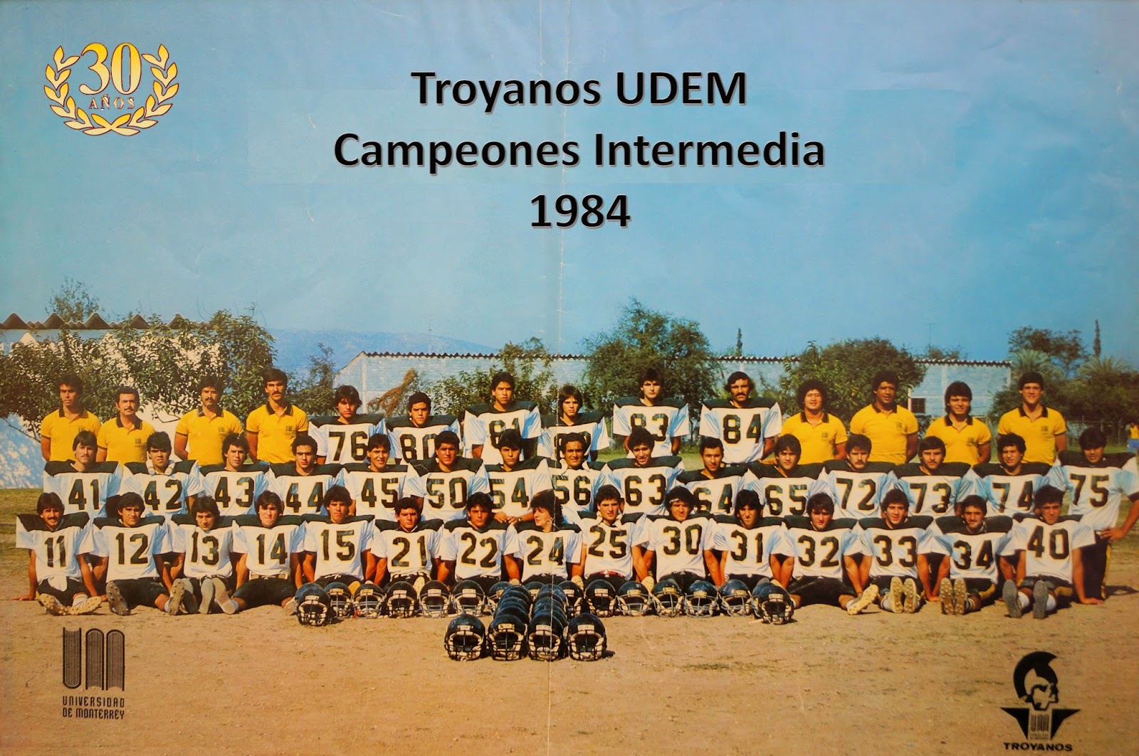 30 Aniversario Troyanos Campeones '84 y '85