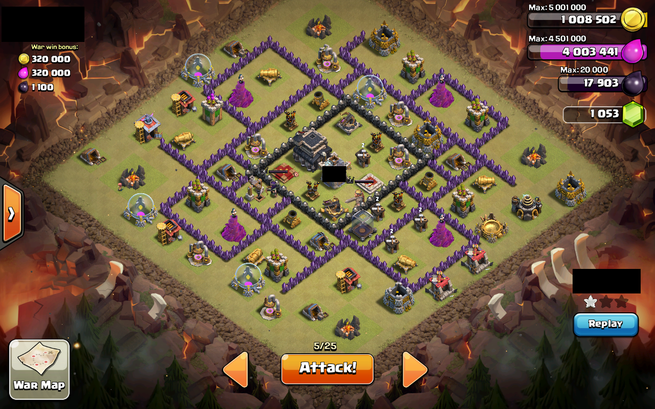 COC BASE 99: TH 9 War Base 9