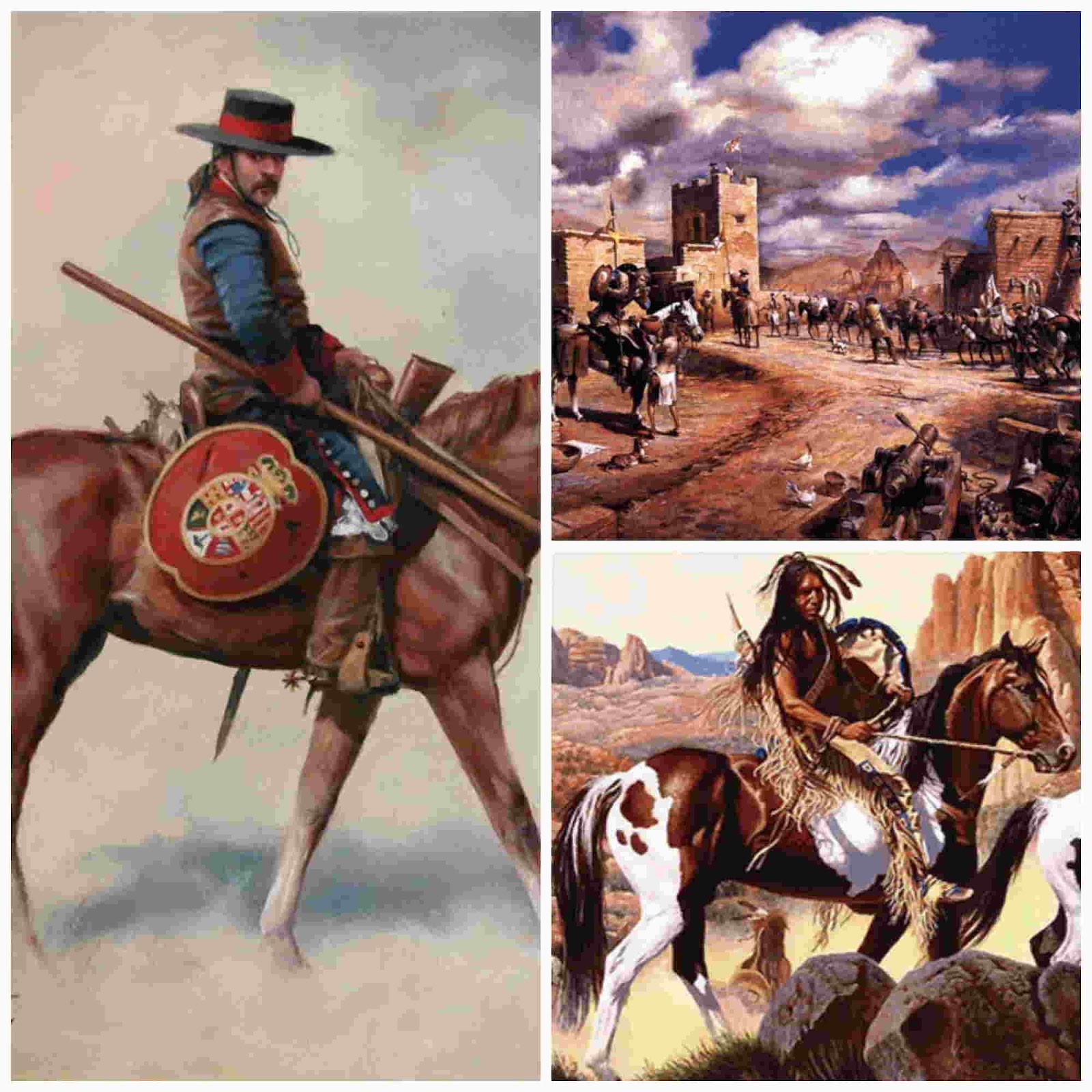 A LOS POCOS FELICES: Apaches y Comanches. Cuando el Far-West era español.