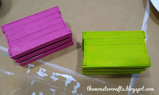 Making colorful crates