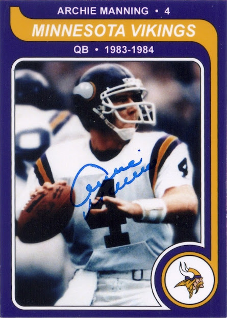 Minnesota Sports Autograph Project: ARCHIE MANNING