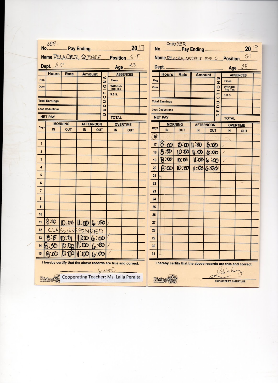Travel Queen Daily Time Record travel-queen-daily-time-record