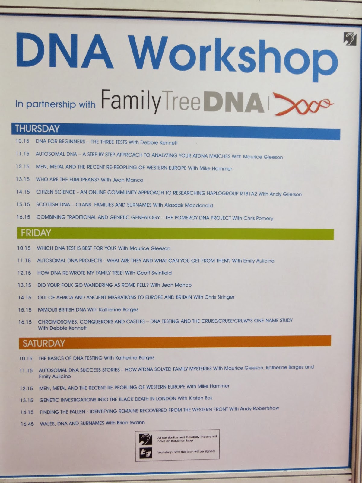 Cruwys news: Who Do You Think You Are? Live 2014