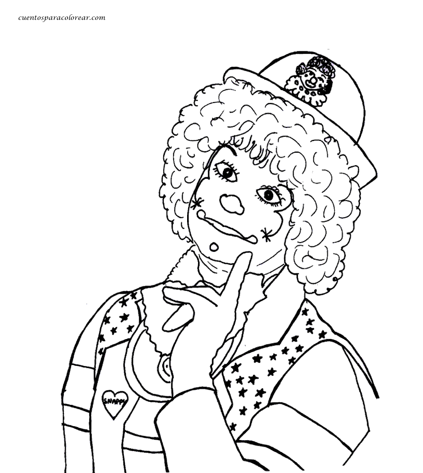 Dibujos para Colorear: Payasos para colorear