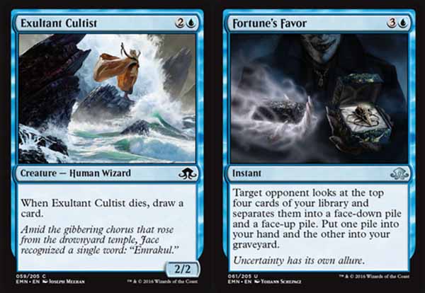 Magic the Gathering Adventures: Eldritch Moon Set Review - Blue