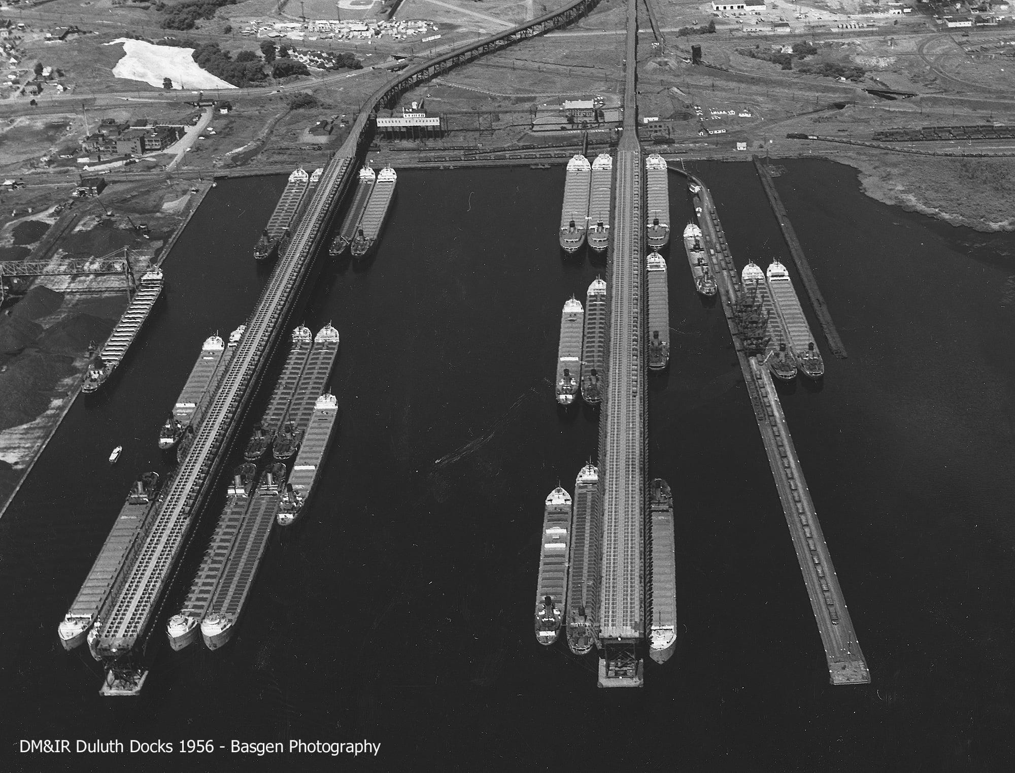 Industrial History: Duluth+Superior Ship Loading Docks Overview