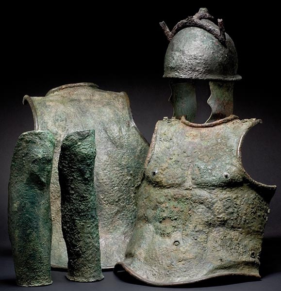 PA Archeology: A set of Greek-Etruscan armour, 4th/3rd century B.C.