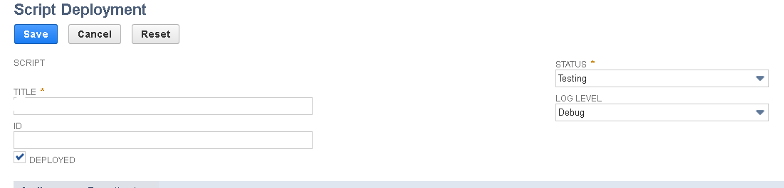Netsuite Restlet Script