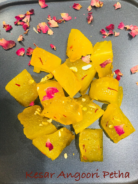 Kesar Angoori petha - From Sushma's Kitchen