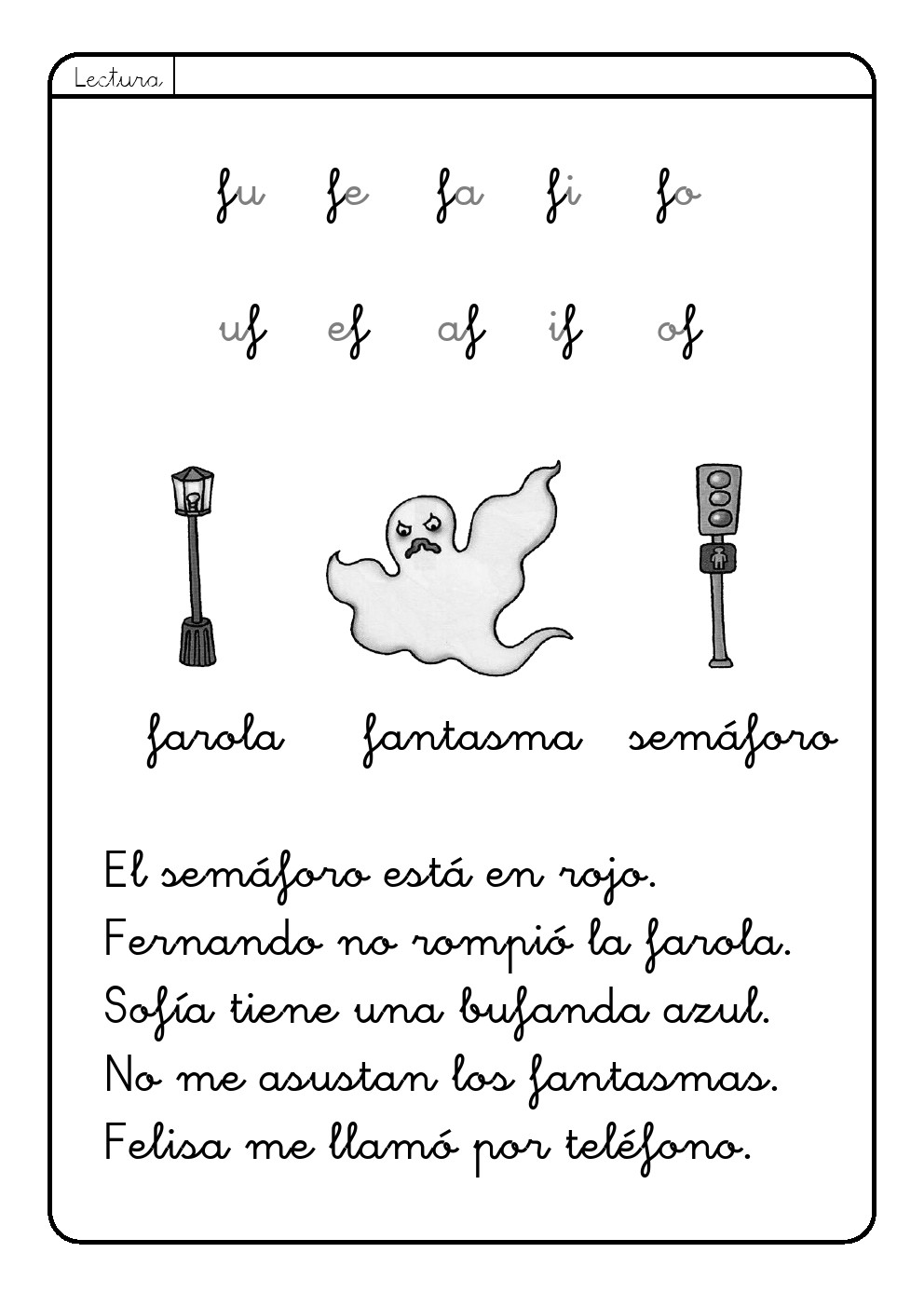 La letra F | f ~ La Eduteca