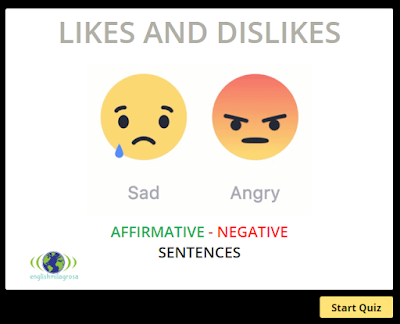 CORRECTING SENTENCES ABOUT LIKES AND DISLIKES | ENGLISH LANGUAGE ...