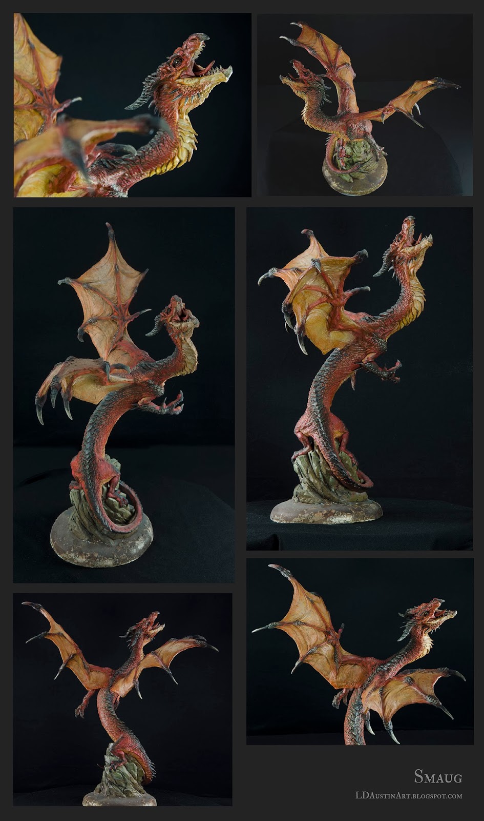 The Art of LD Austin: Smaug - Out of the Shire